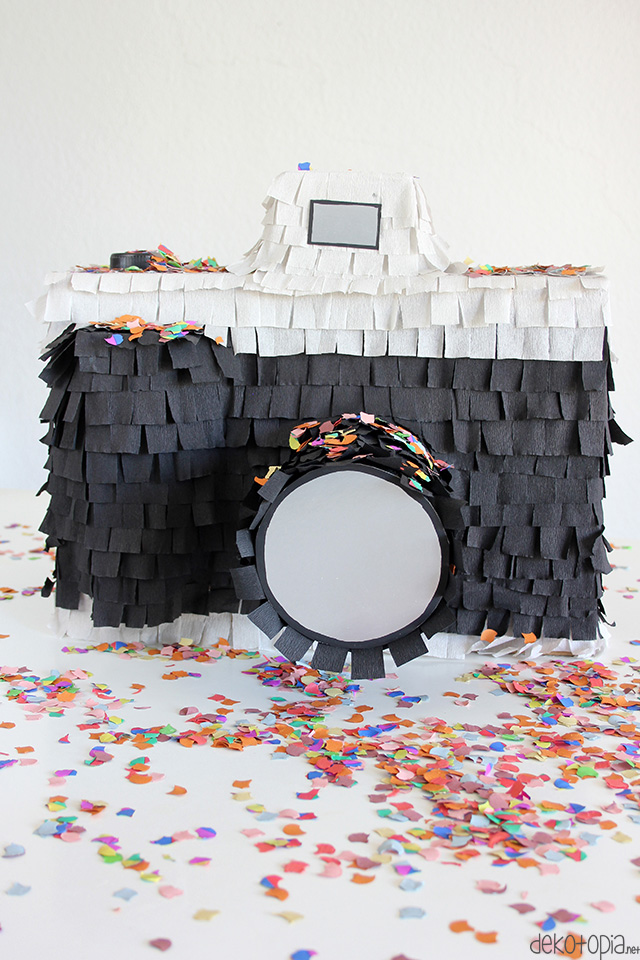 Upcycling Projekt: Kamera Pinata DIY | dekotopia