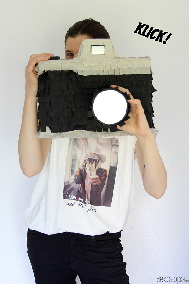 Upcycling Projekt: Kamera Pinata DIY | dekotopia