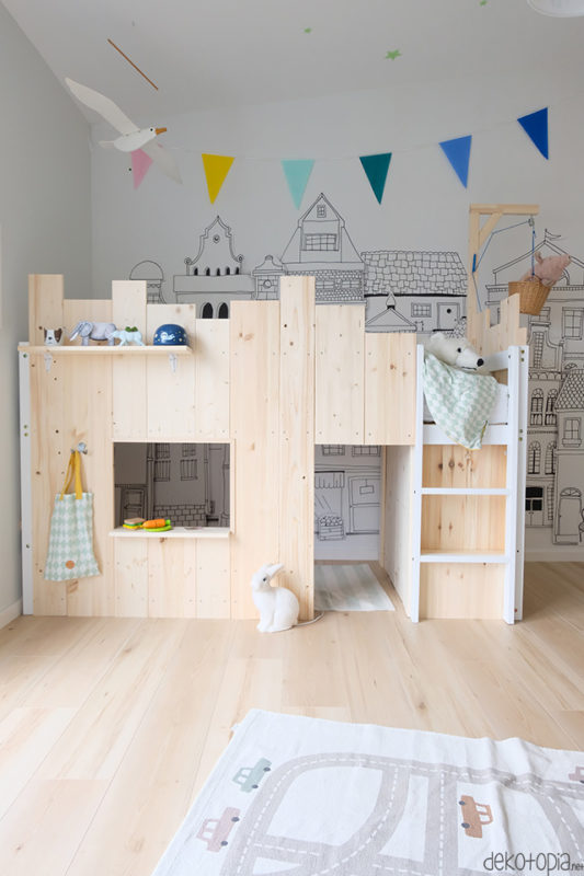 DIY Hochbett: Ein Spielbett für Kinder | dekotopia