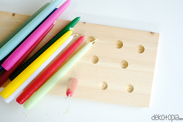 Adventskranz mit 24 Kerzen - DIY - dekotopia | dekotopia